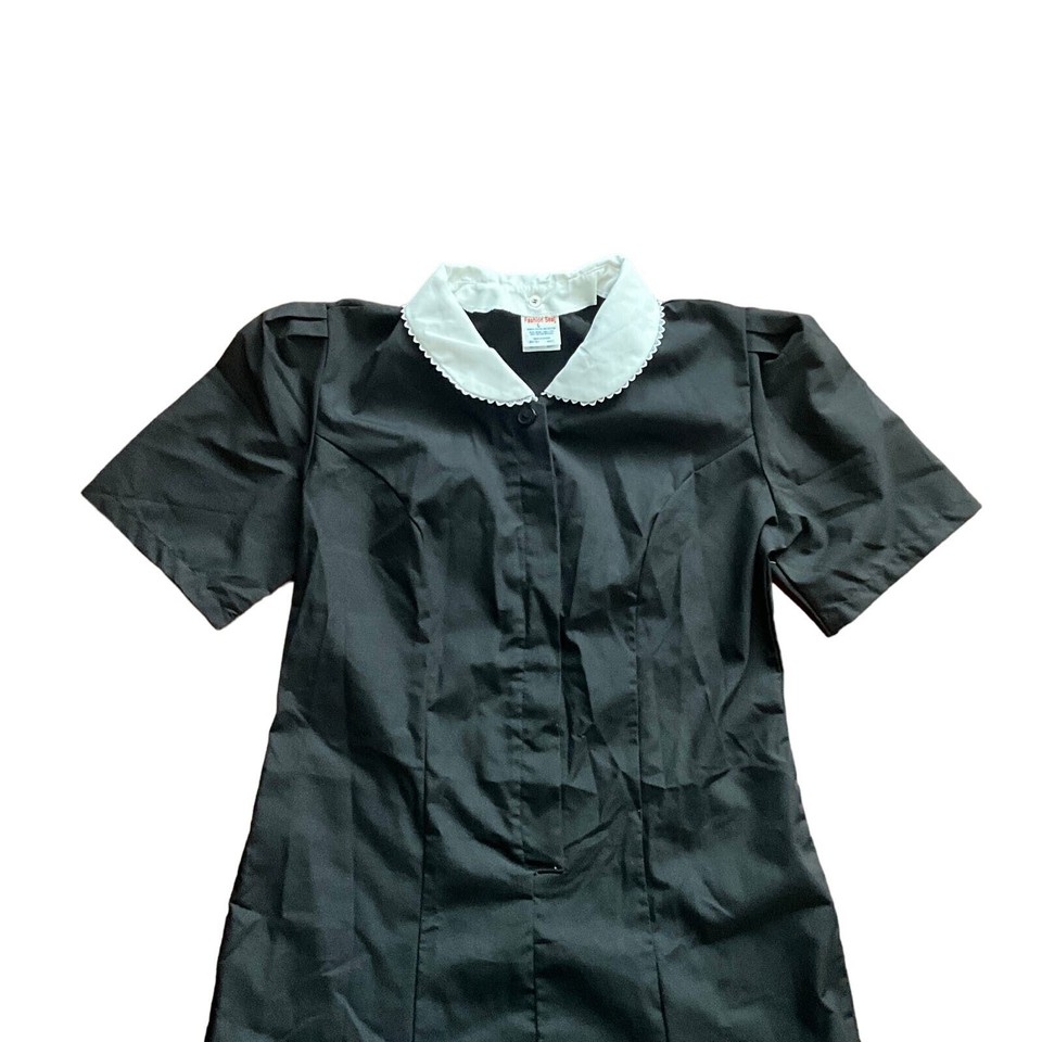 New Vintage waitress Maid Dress Uniform ROCKABILLY Sz Large Cosplay TV ...