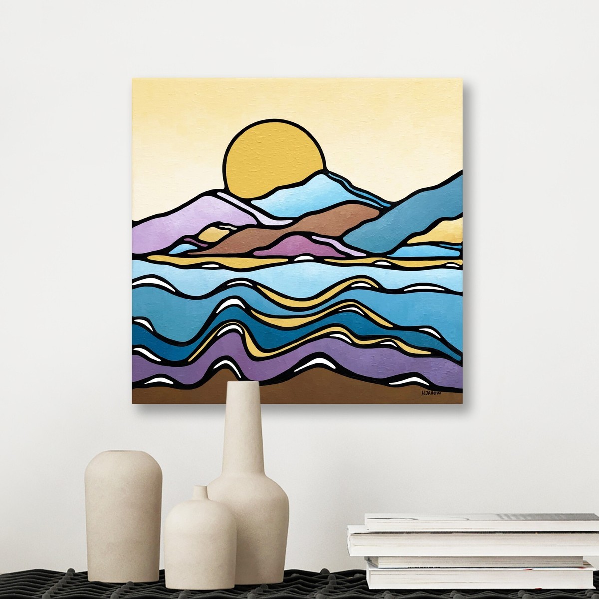 Mid Century Abstract Paintings