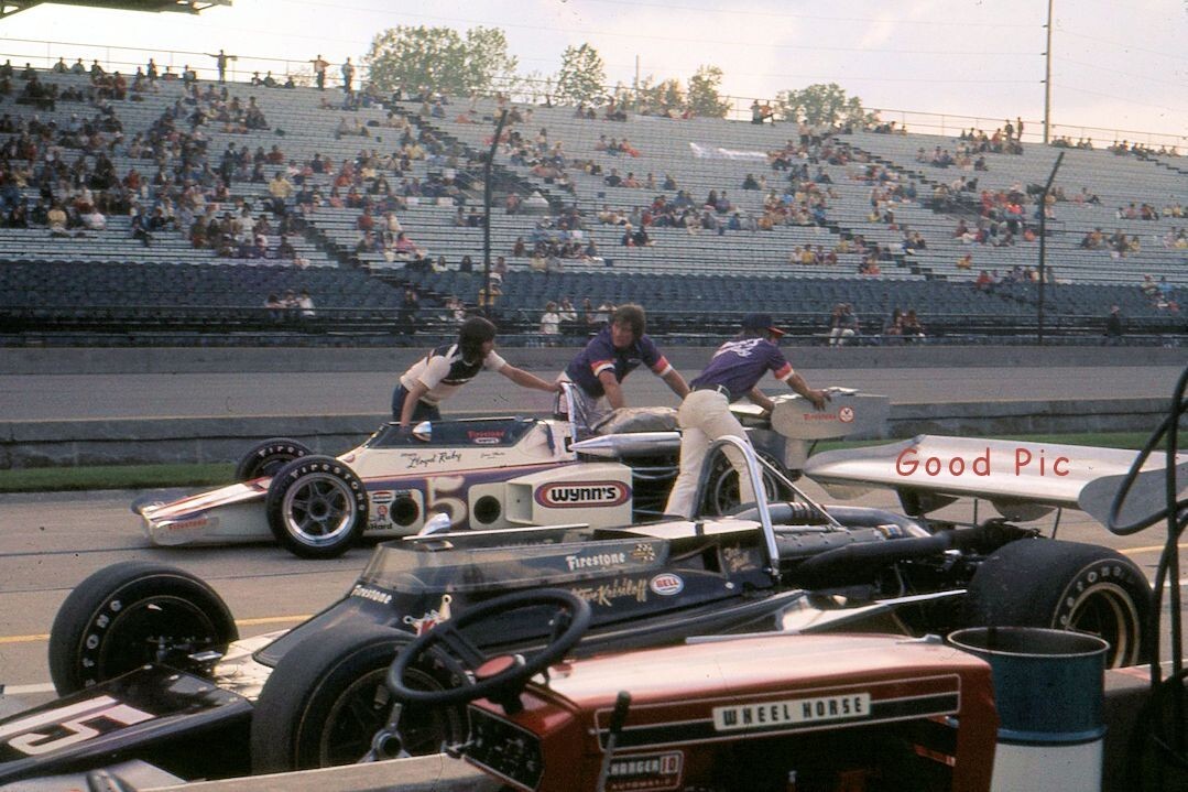 #SL12 -Vintage 35mm Slide Photo- Indy Time Trials- Racing- Race Car ...