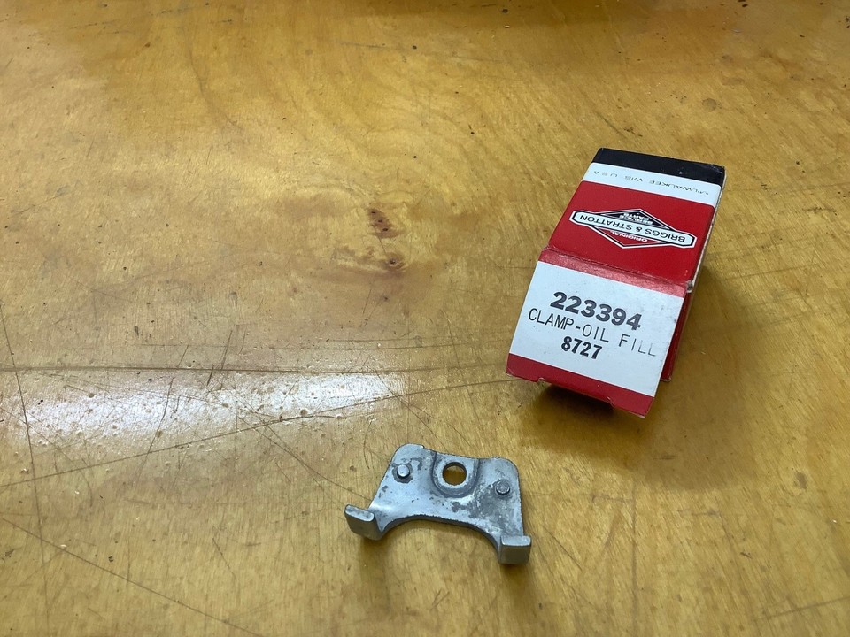 Briggs & Stratton 223394 OIL FILL BRACKET CLAMP - NOS, OEM PART | eBay