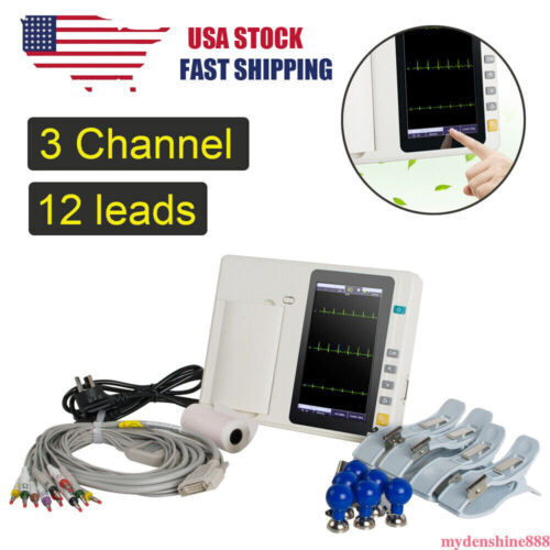 3 Channels ECG & EKG Machines for sale | eBay