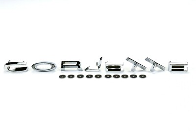 1968-1973 Corvette Rear Letter Emblem / Rear Letters Badge Driver ...