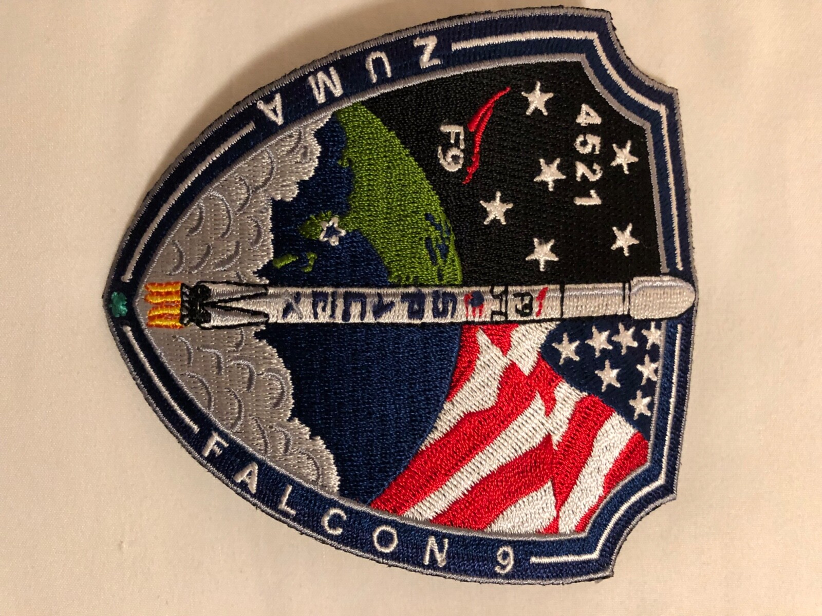 Zuma F9 SpaceX employee number patch | eBay