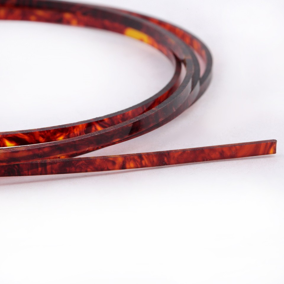 Musiclily Tortoise Shell 1650x3x1.5mm Acoustic Guitar Binding Purfling ...