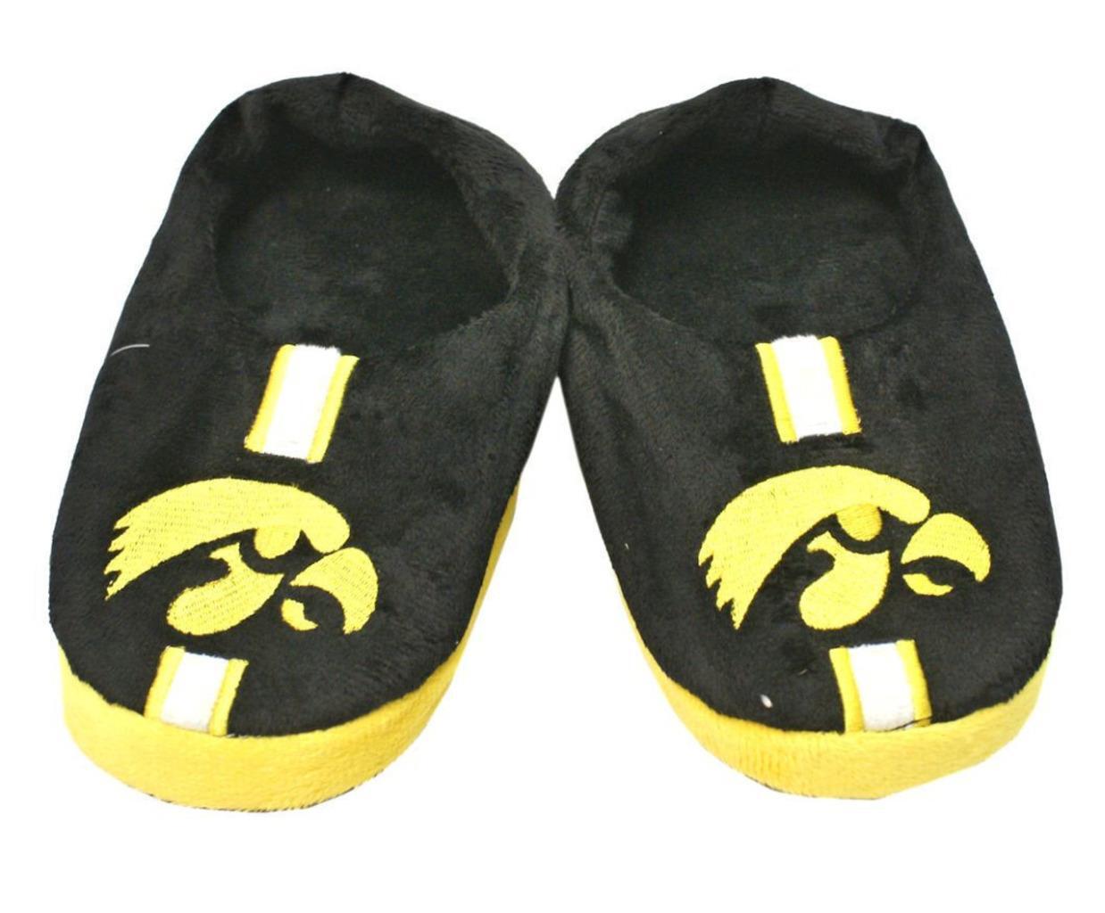 Iowa Hawkeyes Size Small Youth Stripe Slippers [NEW] NCAA Slide Shoes ...