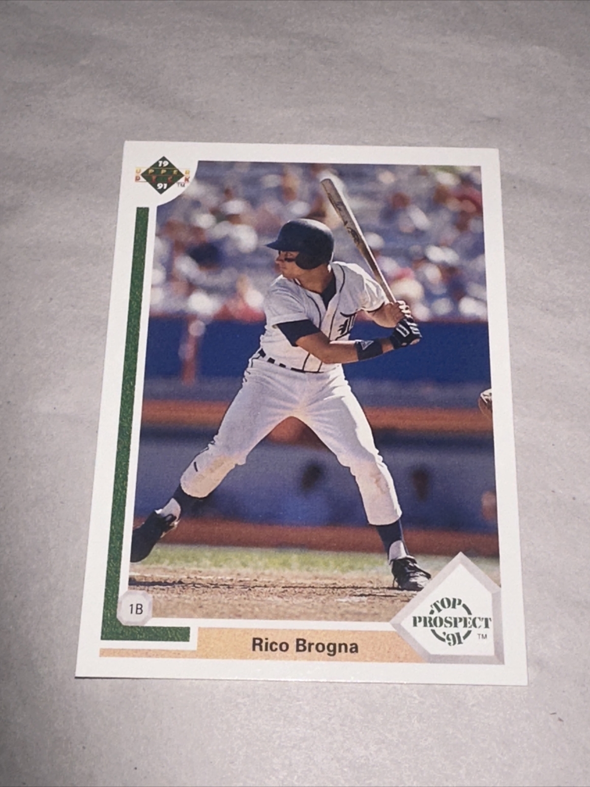 1990 Upper Deck Baseball Card Rico Brogna Detroit Tigers 73 | eBay