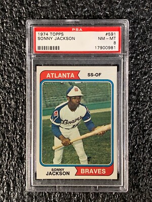 1974 Topps Baseball #591 Sonny Jackson PSA 8 | eBay