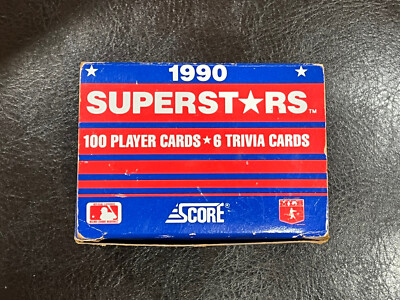 1990 Score Superstars Complete Set 1-100 Bo Ryan Bonds Ripken Puckett ...