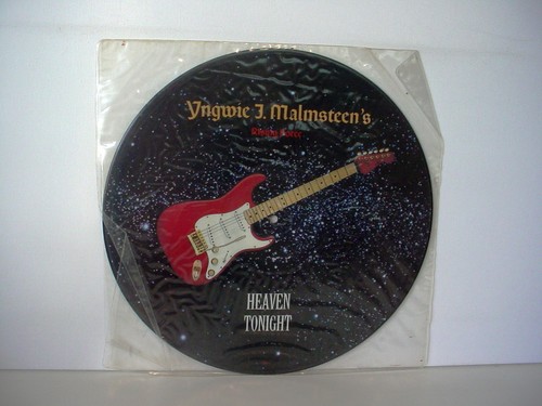 YNGWIE MALMSTEEN’S RISING FORCE Heaven Tonight UK PICTURE DISC EP 1988 ...