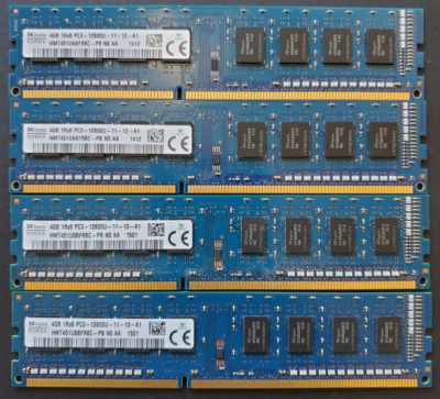 SK Hynix Memory Module (4x4GB) 16GB 1Rx8 PC3 12800U 11 12 A1 | eBay