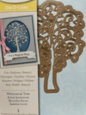 WHIMSICAL TREE Die, Size 2 3/8 X 3 1/4 By Spellbinders S2-008 | eBay