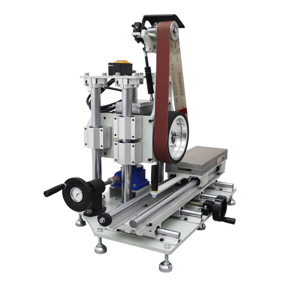 Belt Grinder Sander Abrasive Belt Grinding Machine 220V 2.2KW 3 Belts ...