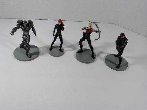 Disney Marvel Avengers Hawkeye War Machine Cake Topper PVC Figurine lot ...