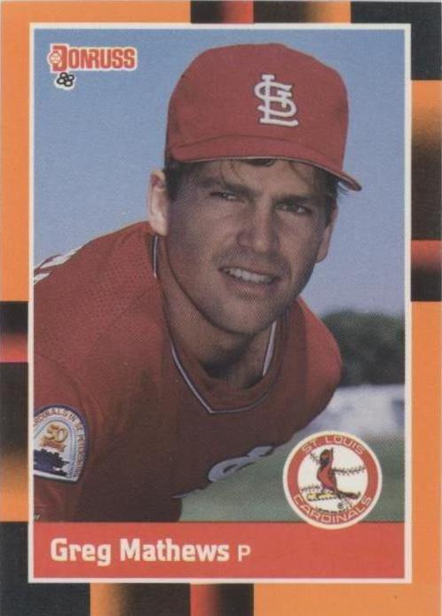 1988 Donruss Baseball's Best - Greg Mathews #324 for sale online | eBay