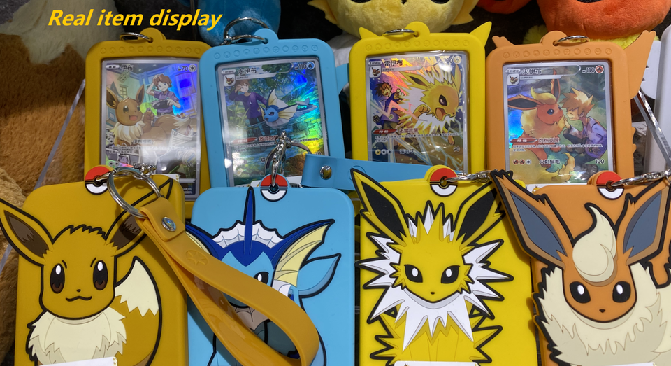 Pokemon TCG S-Chinese 9 Colors Eevee Card Display Frame Gift Box Case ...