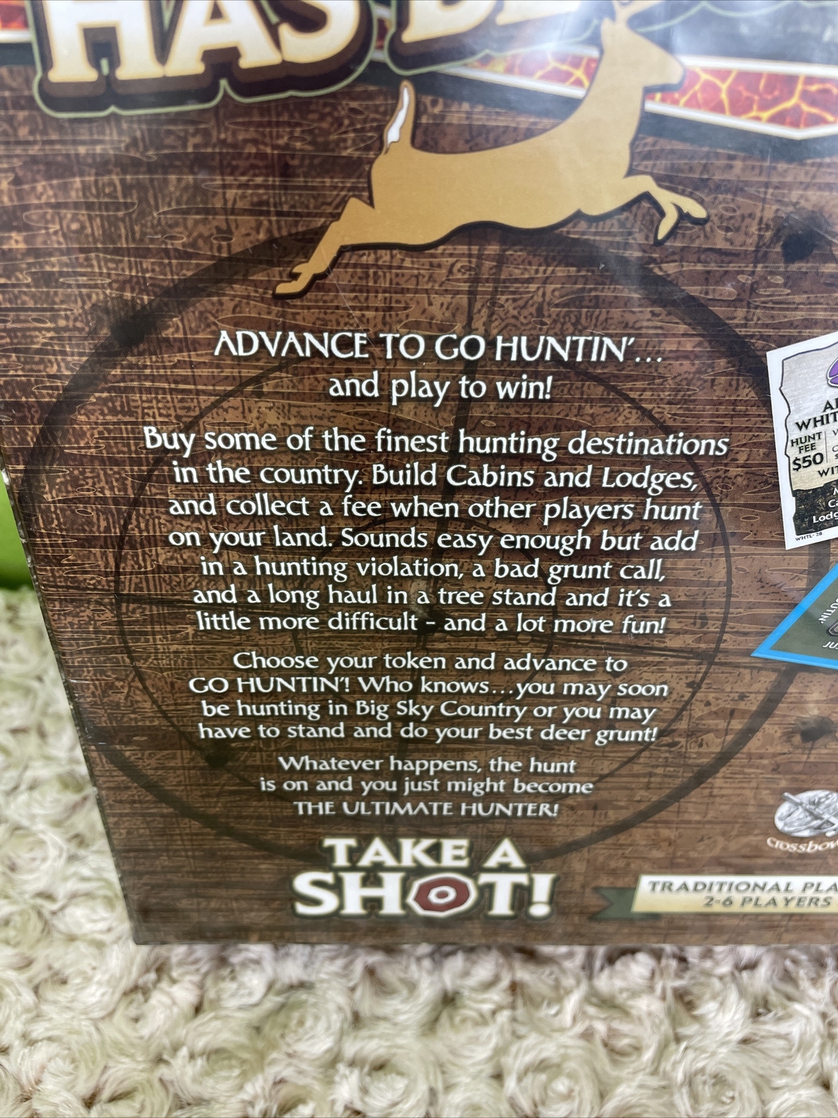 Monopoly Whitetailopoly Board Game The Hunt Has Begun 2 to 6 Players ...