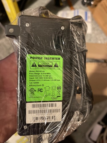 Direct TV 21V Power Inserter SWM ODU ONLY P121R1-03 SWIM Cord Inverter ...