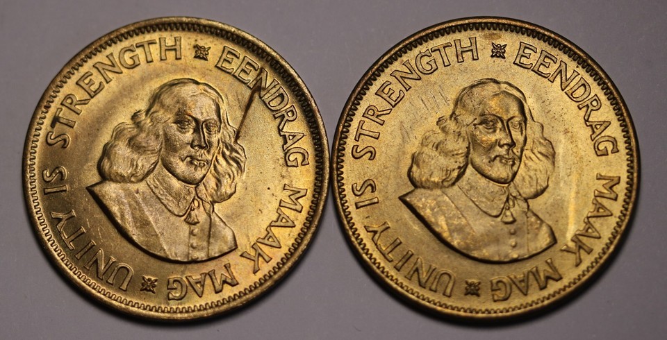 1964 South Africa 1 Cent, 2 BU Coins KM# 57 | eBay Australia
