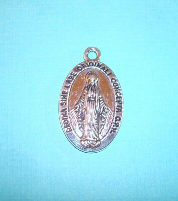 Pendant Virgin Mary Charm Religious Spiritual Charm Rosary Saint Mary ...