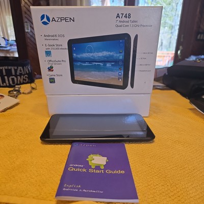 Azpen A748 4GB, 7in - Black Tablet used ( project tablet ) works but ...
