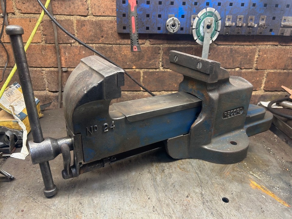 Record No 24 heavy duty quick release bench vice. Inc Vat | eBay UK