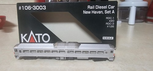 Kato 106-3003 NH NEW HAVEN RDC -1 Locomotive N Scale #20 DC Possible DC ...