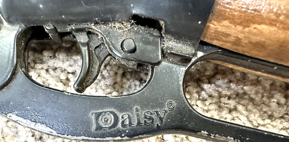 Vintage Daisy Model 95 BB Lever Action Rifle Wood Stock Plastic ...