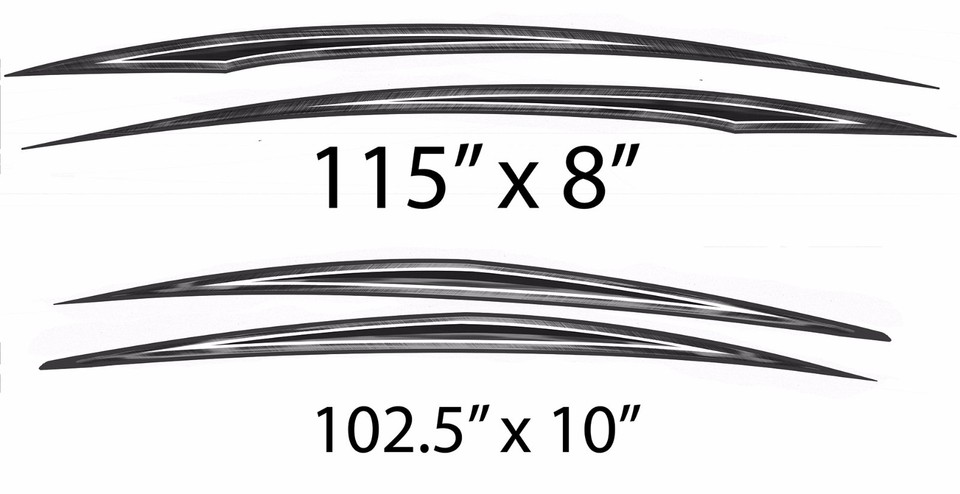 RV, Trailer Hauler, Camper, Motor-home Large Decals/Graphics Kit-K-0007 ...