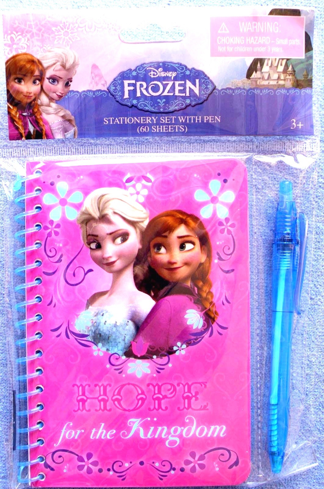 Disney Frozen Elsa Anna Hope for the Kingdom Spiral 60 Page Notebook ...