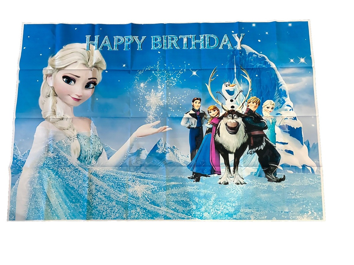 Frozen Happy Birthday Banner