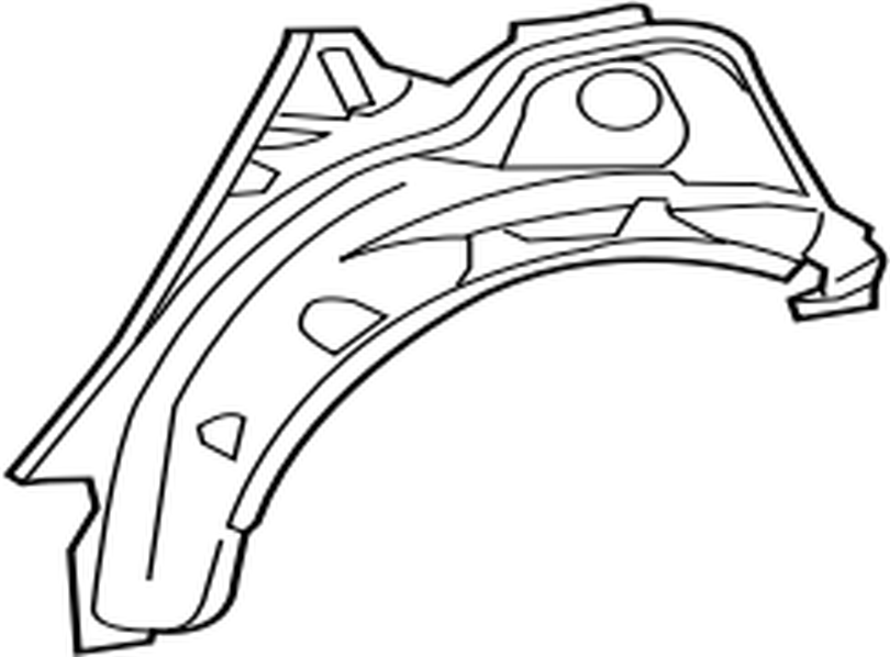 61631-76010 Toyota Panel, quarter wheel house, outer rh 6163176010, New ...