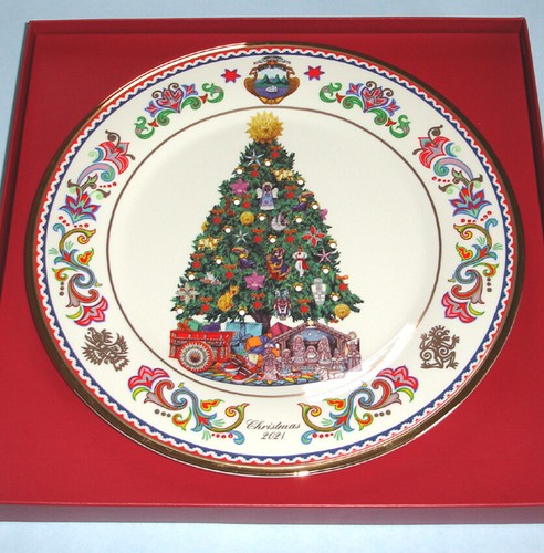 Lenox Collector Plate Costa Rica 2021 Christmas Trees Around World 10. ...