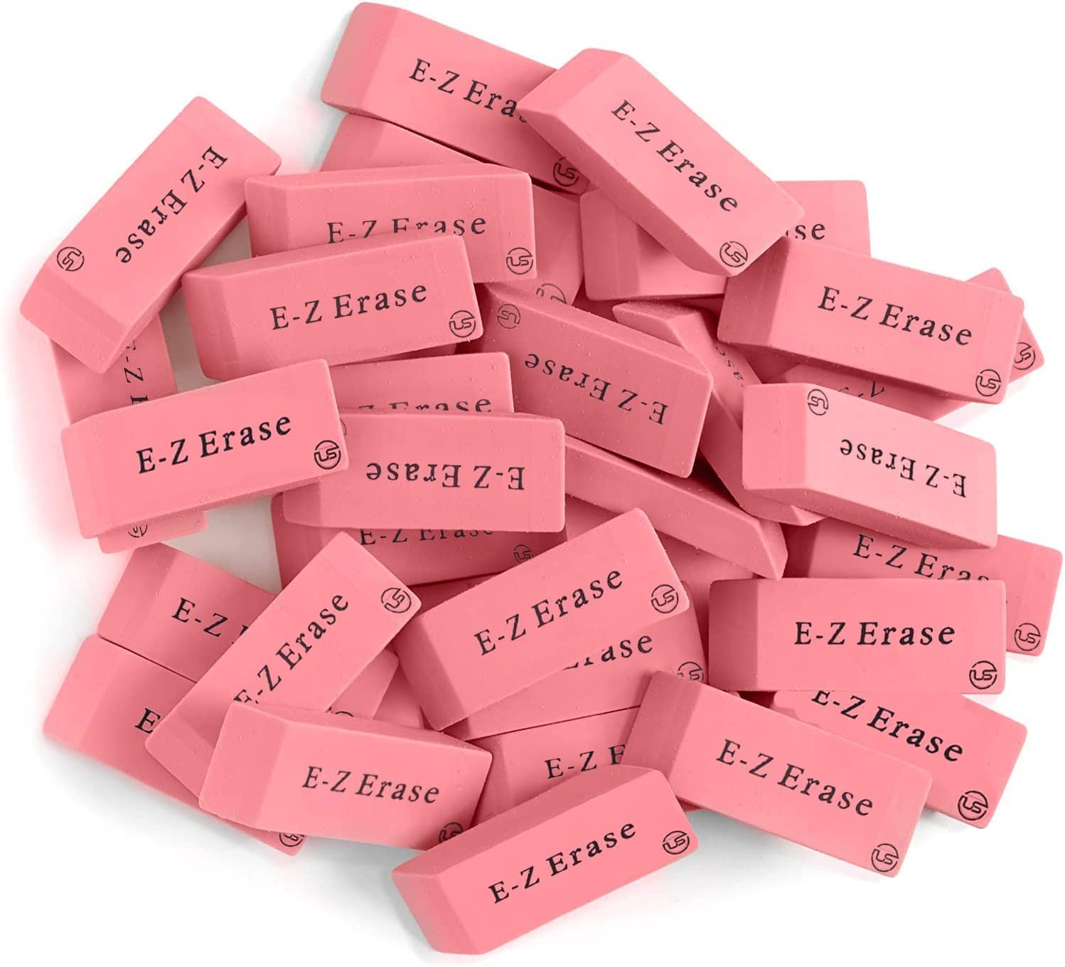 Pink Erasers, Erasers for Kids, Rubber Eraser, 120 Count, Erasers Bulk ...