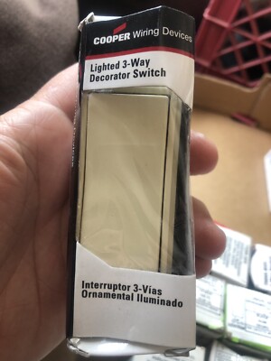 3 Way Ivry Ltd Rocker Switch,No 7513V-BOX, Cooper Wiring Devices Inc | eBay