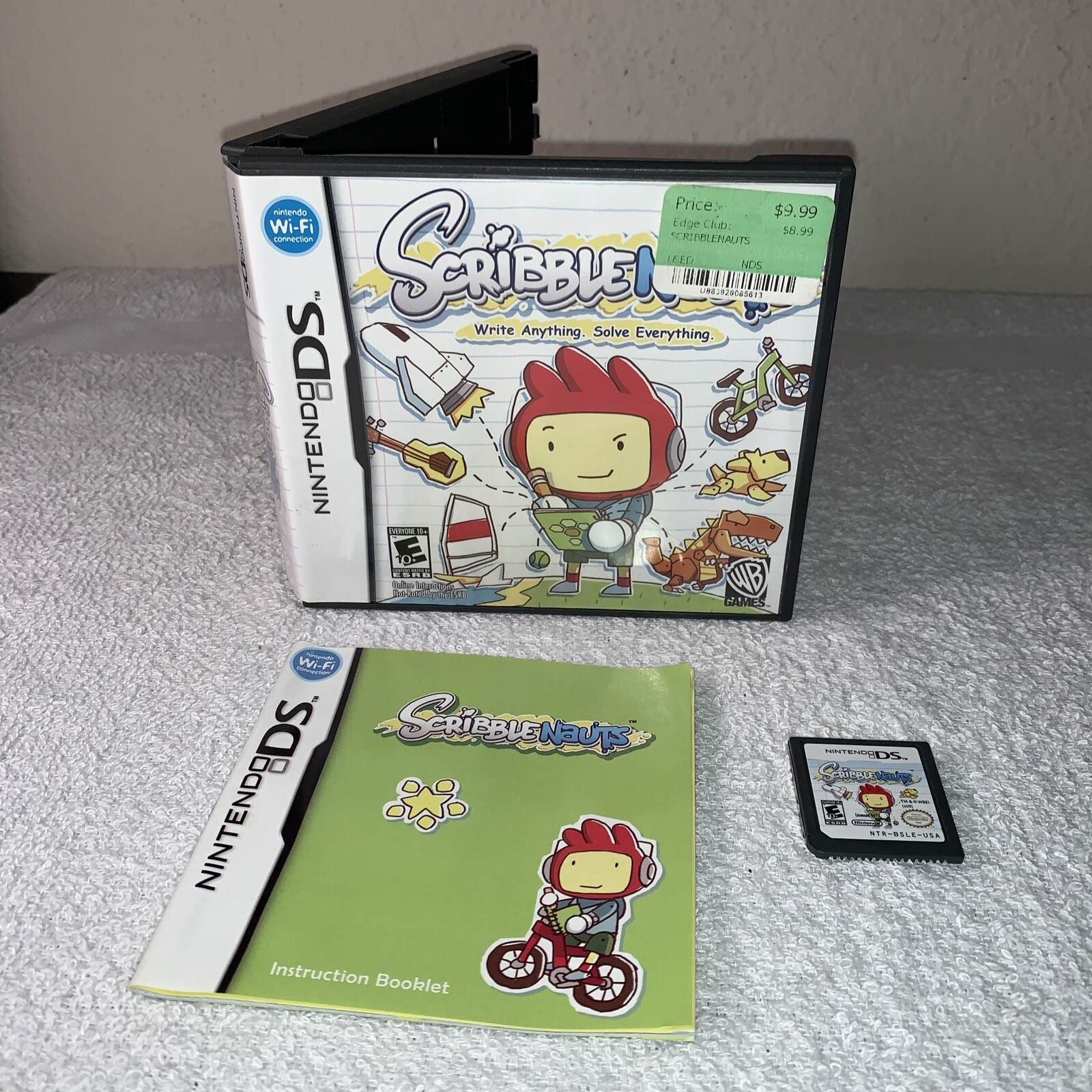 Scribblenauts (Nintendo DS, 2009) (CIB, Tested) Complete More In Store ...