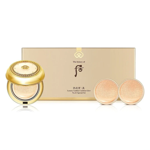 The History of Whoo Luxury Golden Cushion Glow #21 Special Set ...