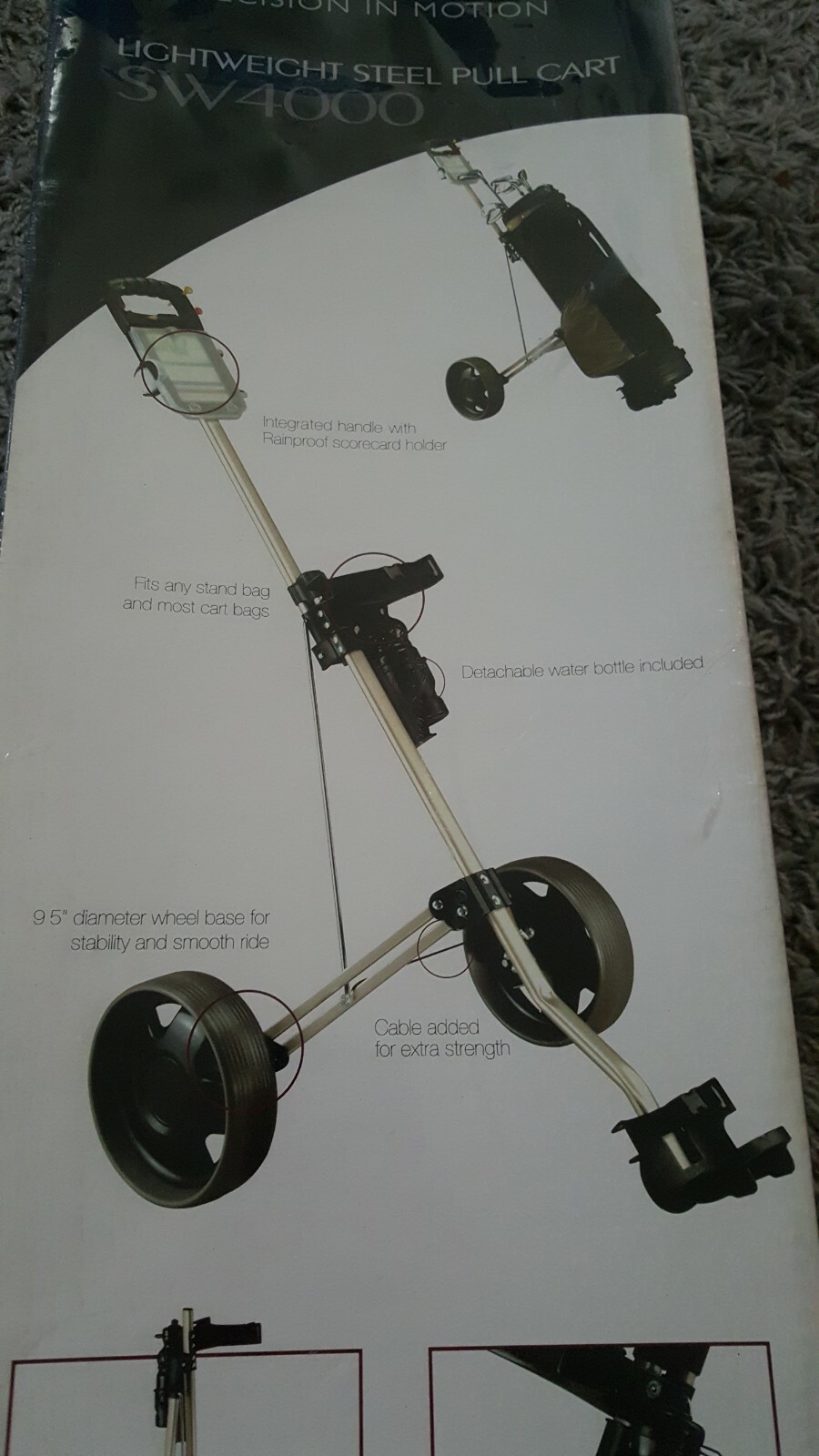 Acuity SW4000 Golf Push/Pull Cart NEW | eBay
