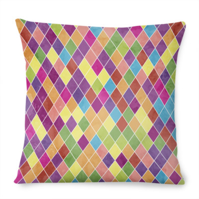 Vintage Funky Motif 80's Satin Oreiller Jeté Étui Divan Coussin Housse ...