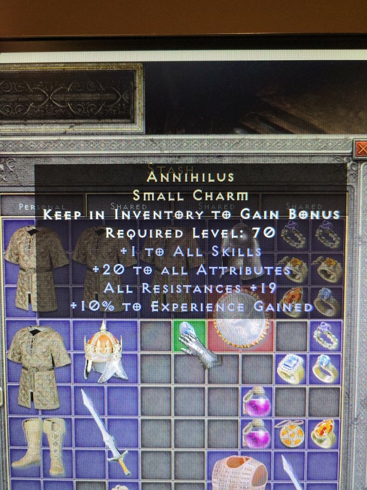 annihilus charm d2r | eBay