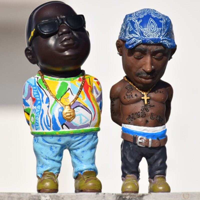 DE Tupac Shakur B.I.G. Notorious Big Biggie Actionfigur Musik Rap Star ...