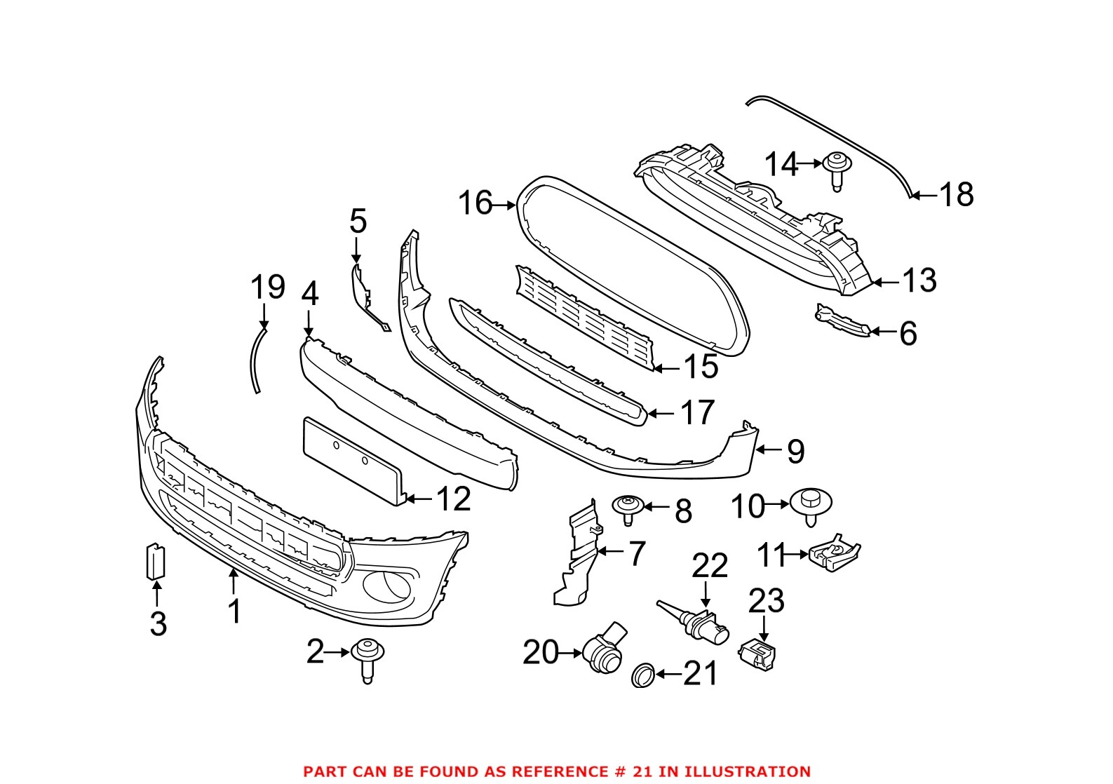 For BMW Genuine Parking Aid Sensor Retaining Ring Rear 66209283203 | eBay
