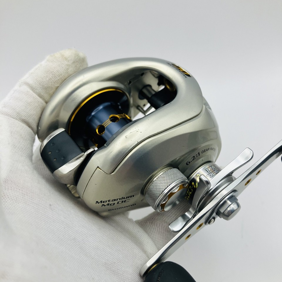 "Exc+++++" Shimano 08 Metanium Mg DC Right Handle Baitcasting Reel w ...