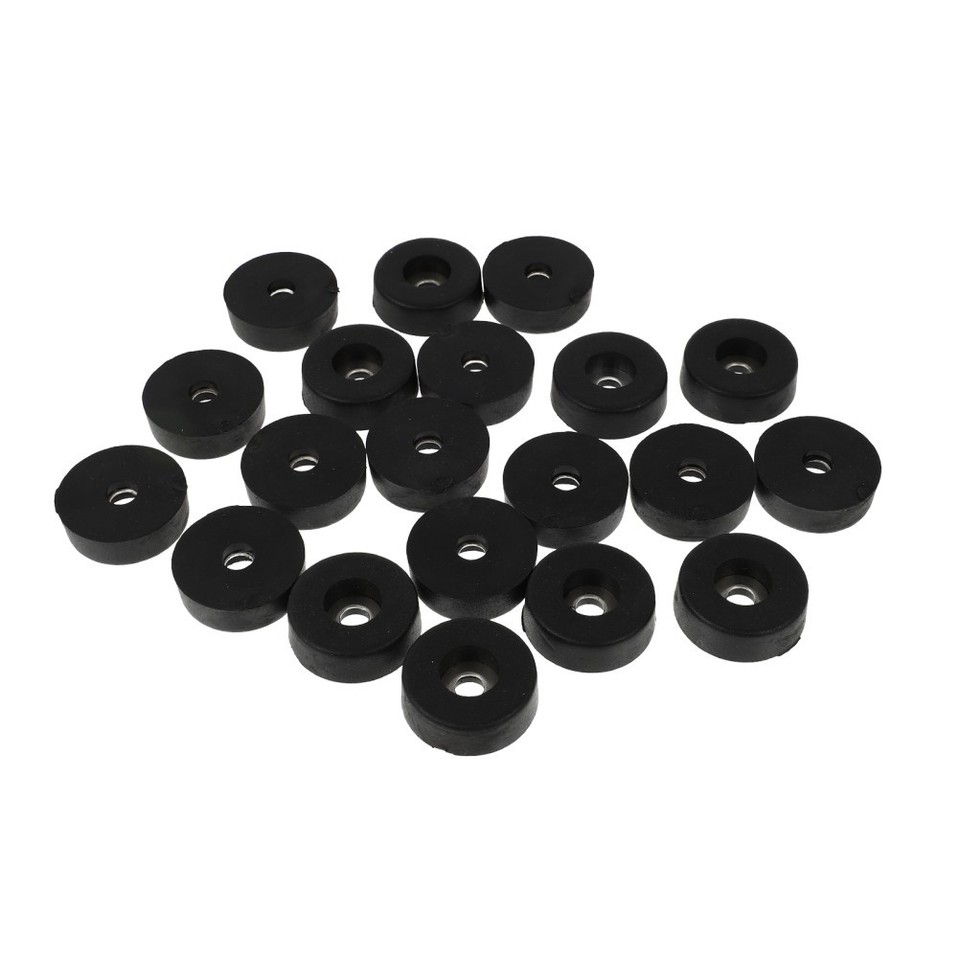 20 Pcs Machine Foot Rubber Anti Vibration Pad Isolator Speaker Stand ...