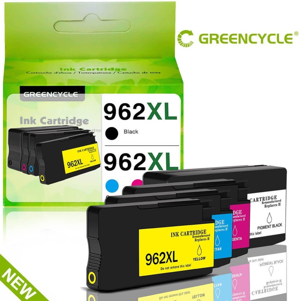 Printer Ink 962 XL Ink Cartridges for HP Officejet Pro 9010 9015 9018 ...