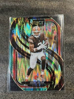 2024 Panini Select - Premier Level Jerry Jeudy #169 Black & Green Shock ...