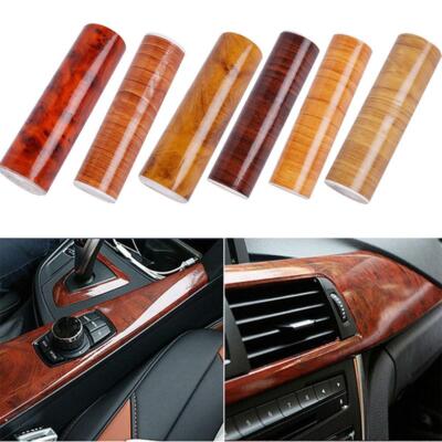 High Gloss Wood Grain Vinyl for Car Interior Furniture Countertop Wrap ...
