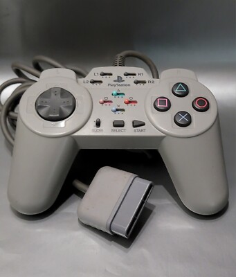PS1 One Controller Licensed ASCII Sony PSX Playstation Turbo Fire Slow ...