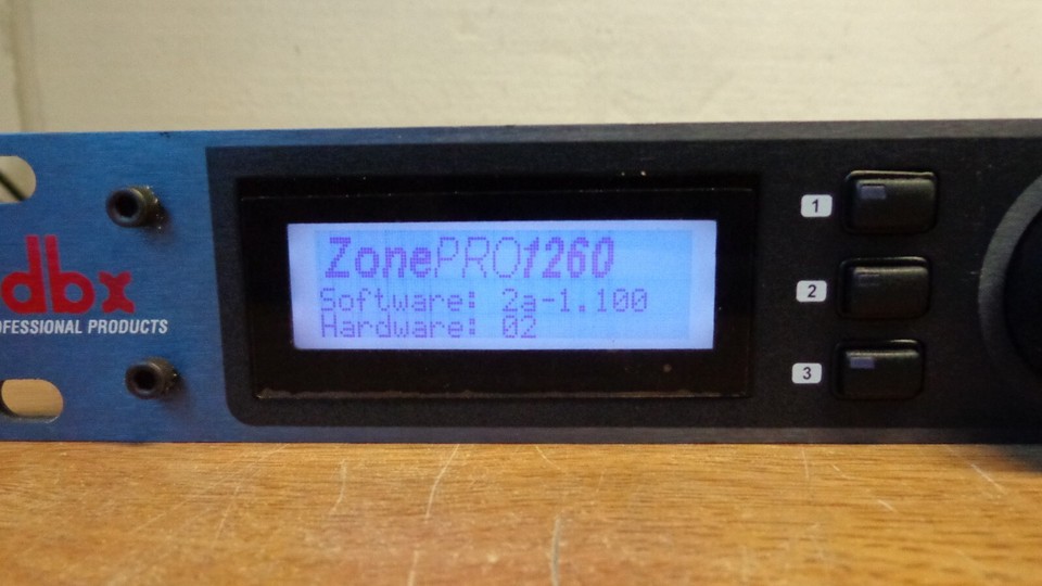 DBX ZonePro 1260 12x6 Digital Zone Processor Zone Pro SBX1260 | eBay