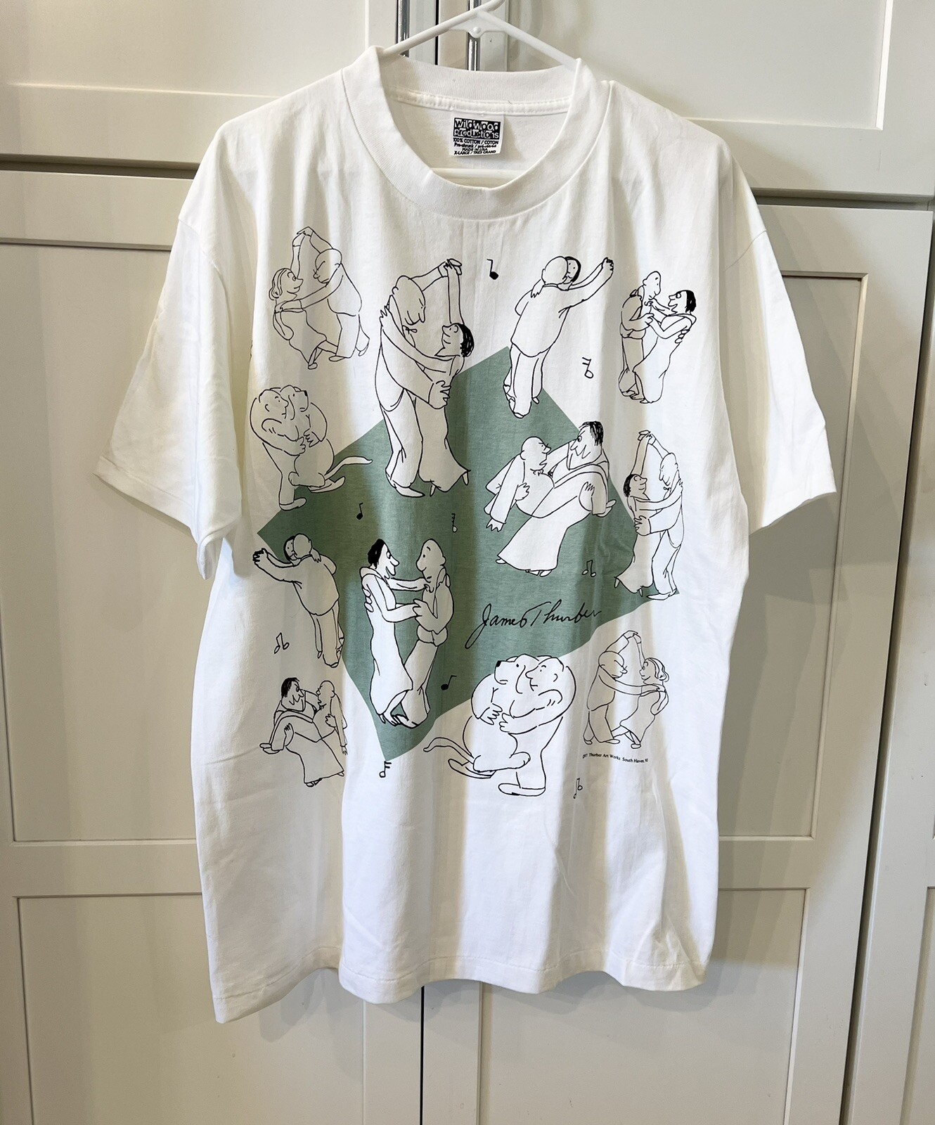 NEW Vintage James Thurber ART works illustration T-sh… - Gem