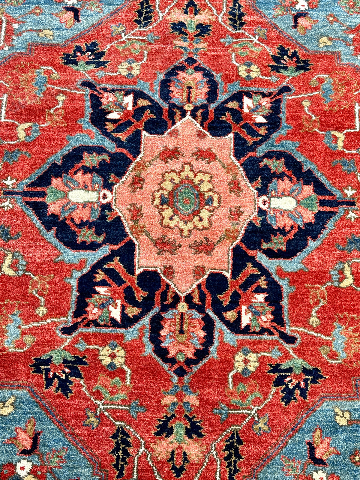 A BEAUTIFUL HAND WOVEN P.....N SERAPI RUG 5x6 FT | eBay